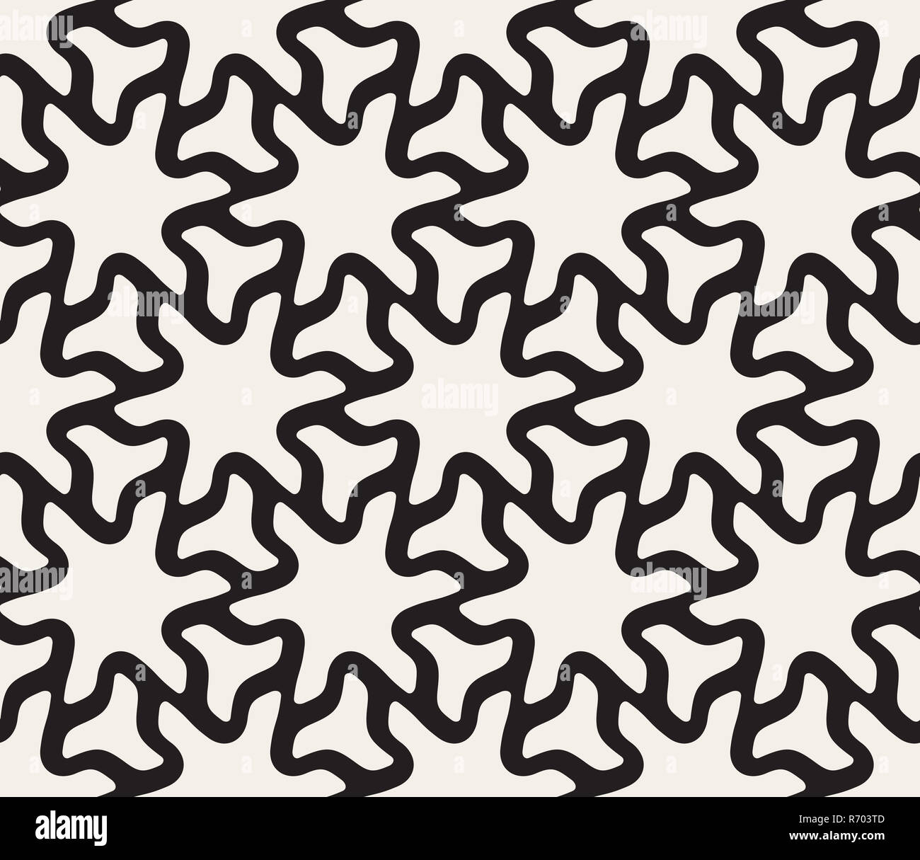 Vector Seamless Rounded Line Hexagonal Triangle Swirl Shape Star ... Vector Seamless Rounded Line Hexagonal Triangle Swirl Shape Star ...