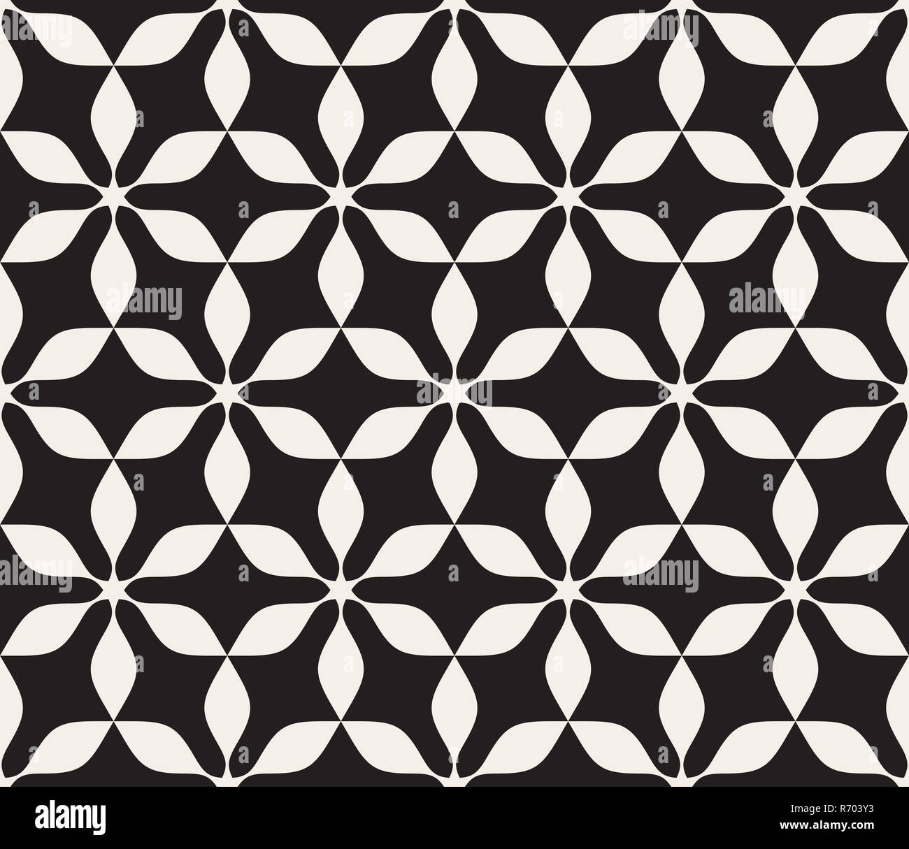 Vector black white rounded hexagonal hi-res stock photography and ...