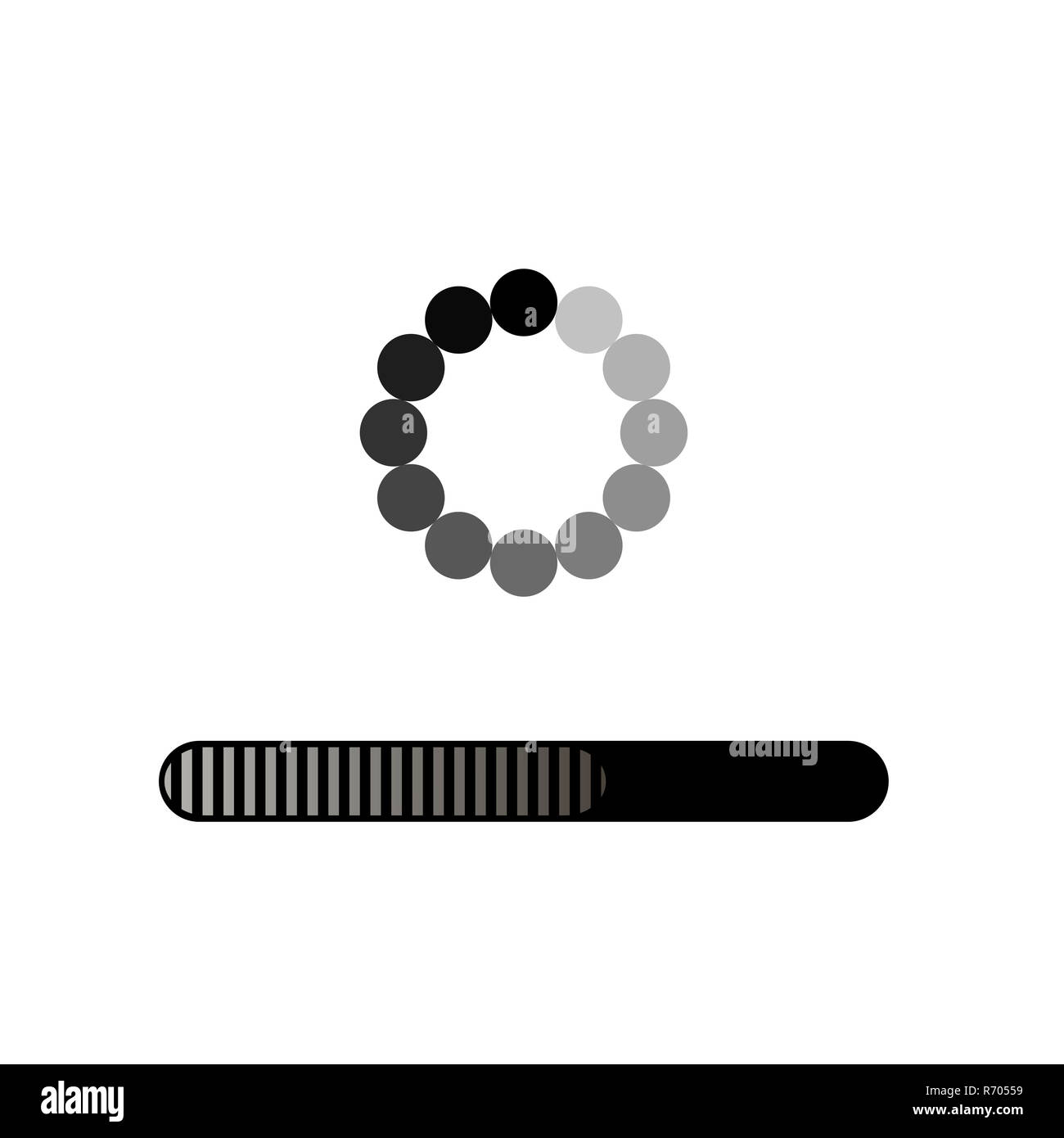 Loading bar transparent background hi-res stock photography and images ...