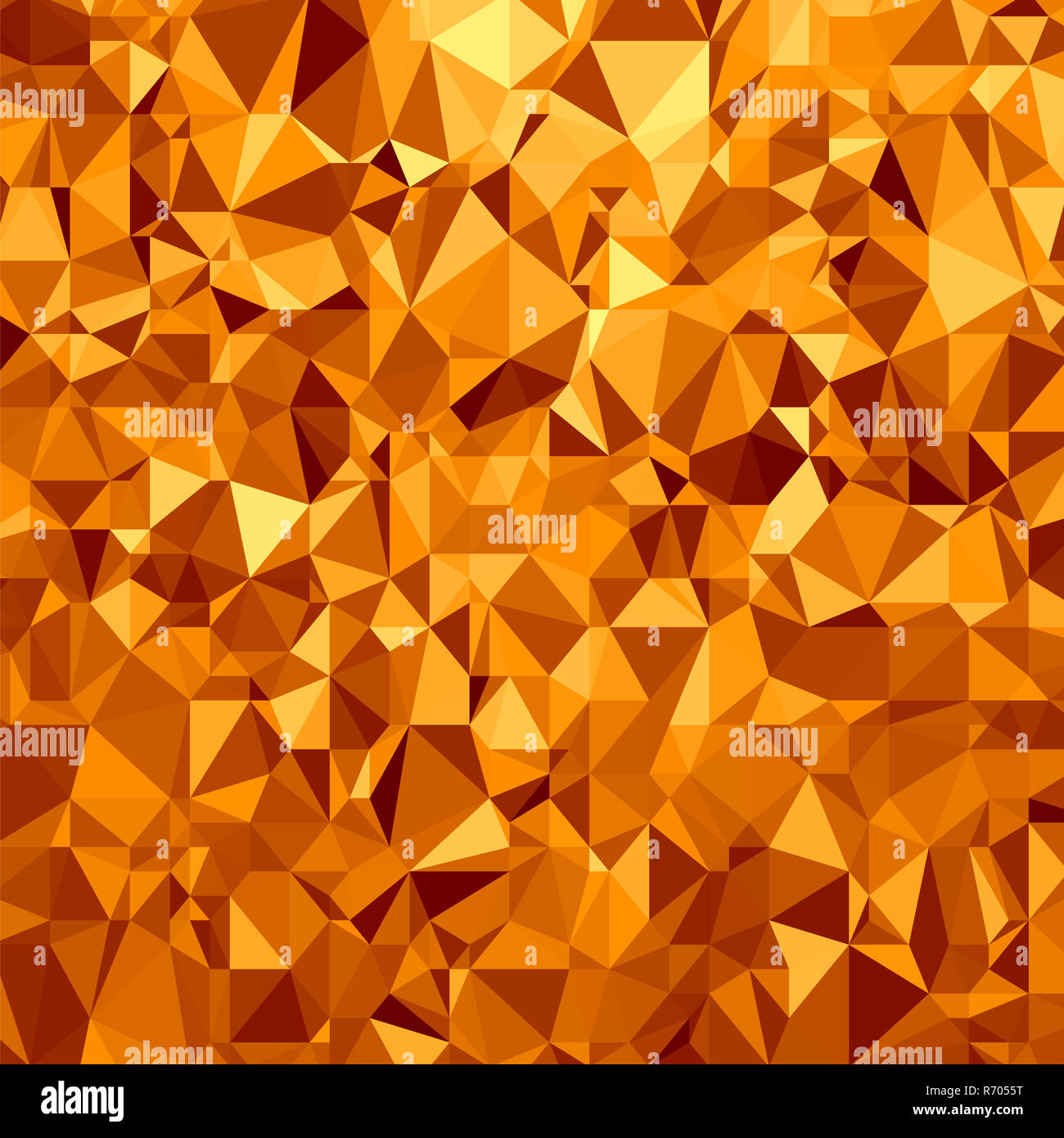 Orange Polygonal Background. Triangular Pattern. Low Poly Texture. Abstract Mosaic Modern Design ...