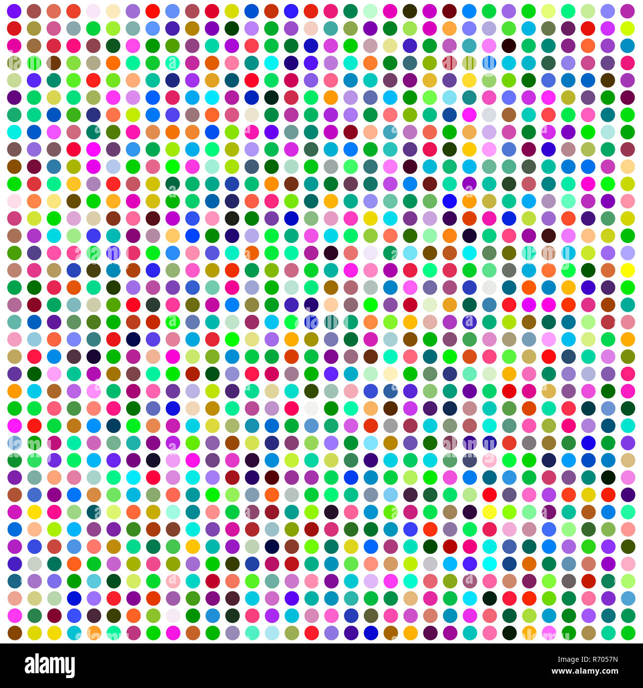 Set of Colorful Circles Stock Photo - Alamy