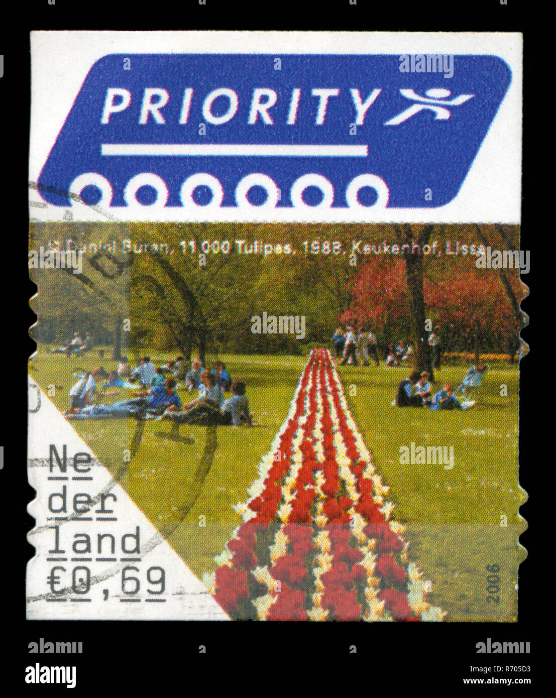 Postage stamp holland dutch priority mail philately hi-res stock ...