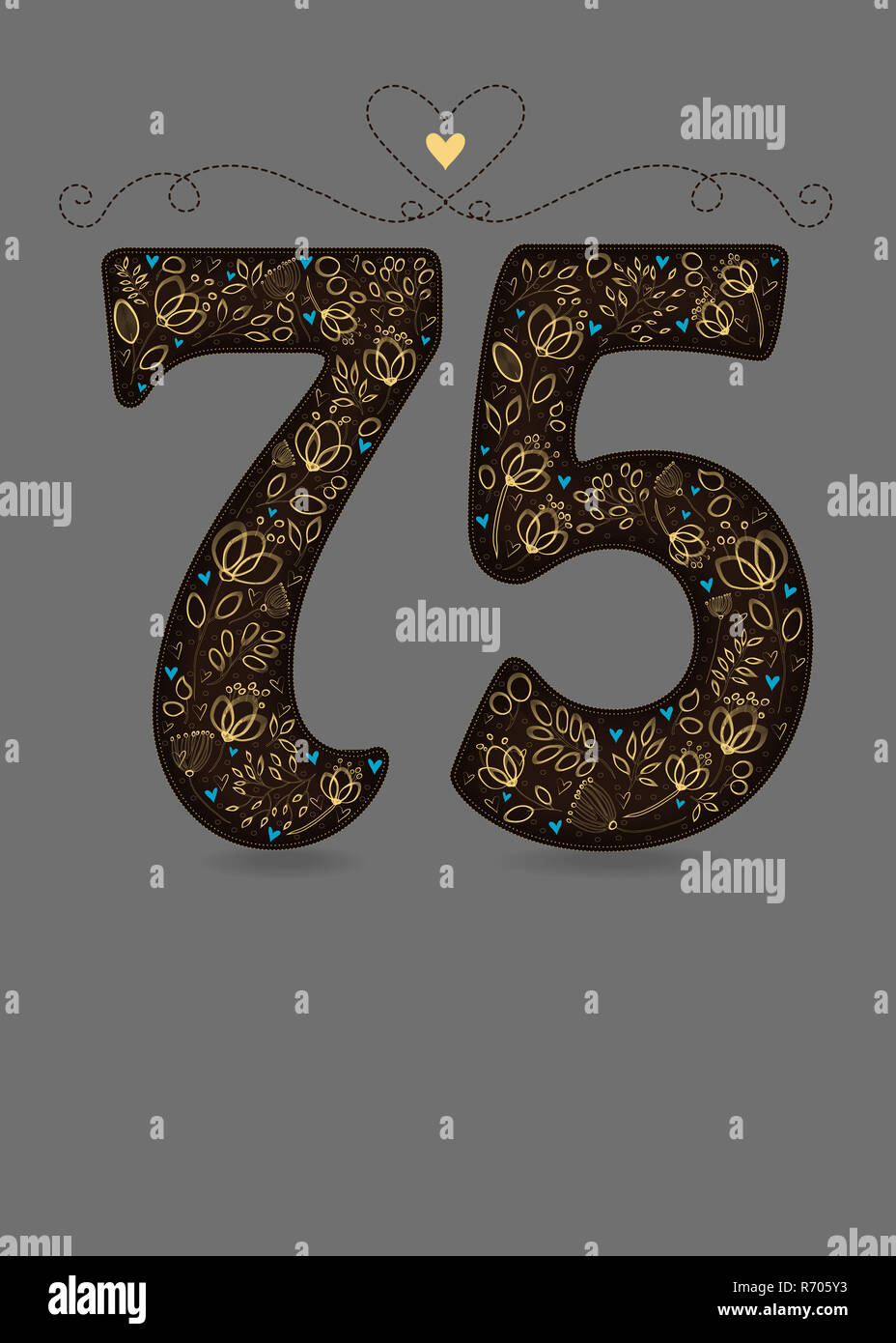 Number seventy five hi-res stock photography and images - Alamy