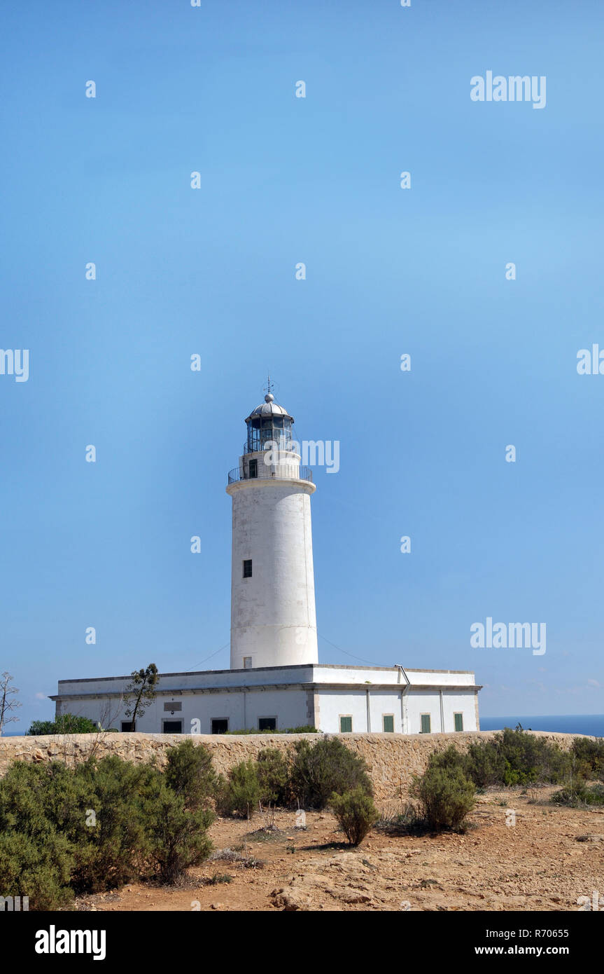 lighthouse faro de formentera on formentera Stock Photo - Alamy