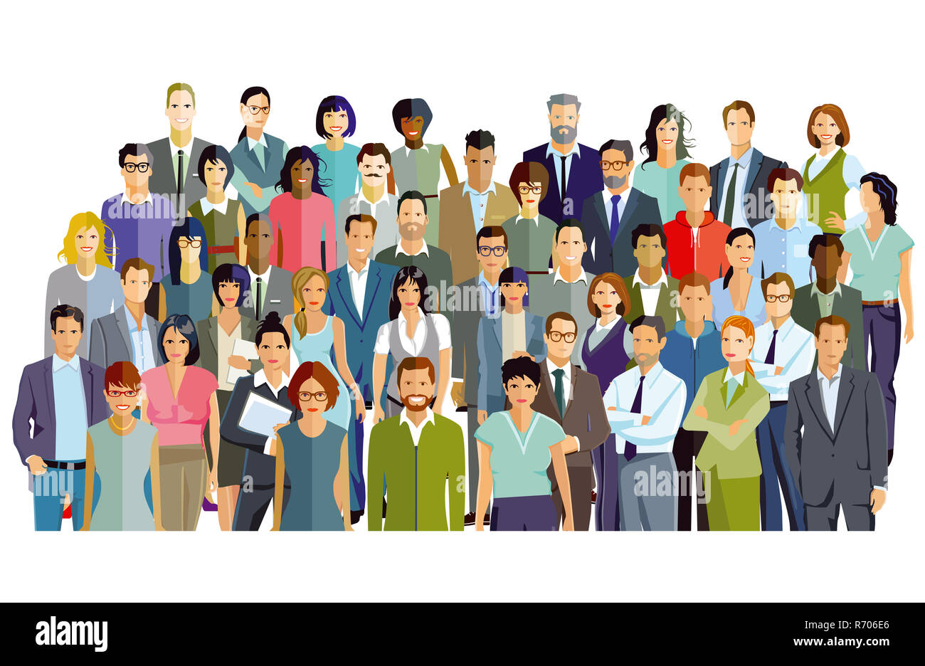 people group and partnership,group picture Stock Photo - Alamy