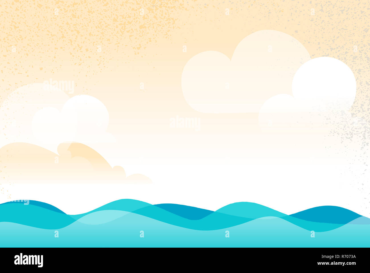 Open water Scenario background with waves flow Stock Photo - Alamy