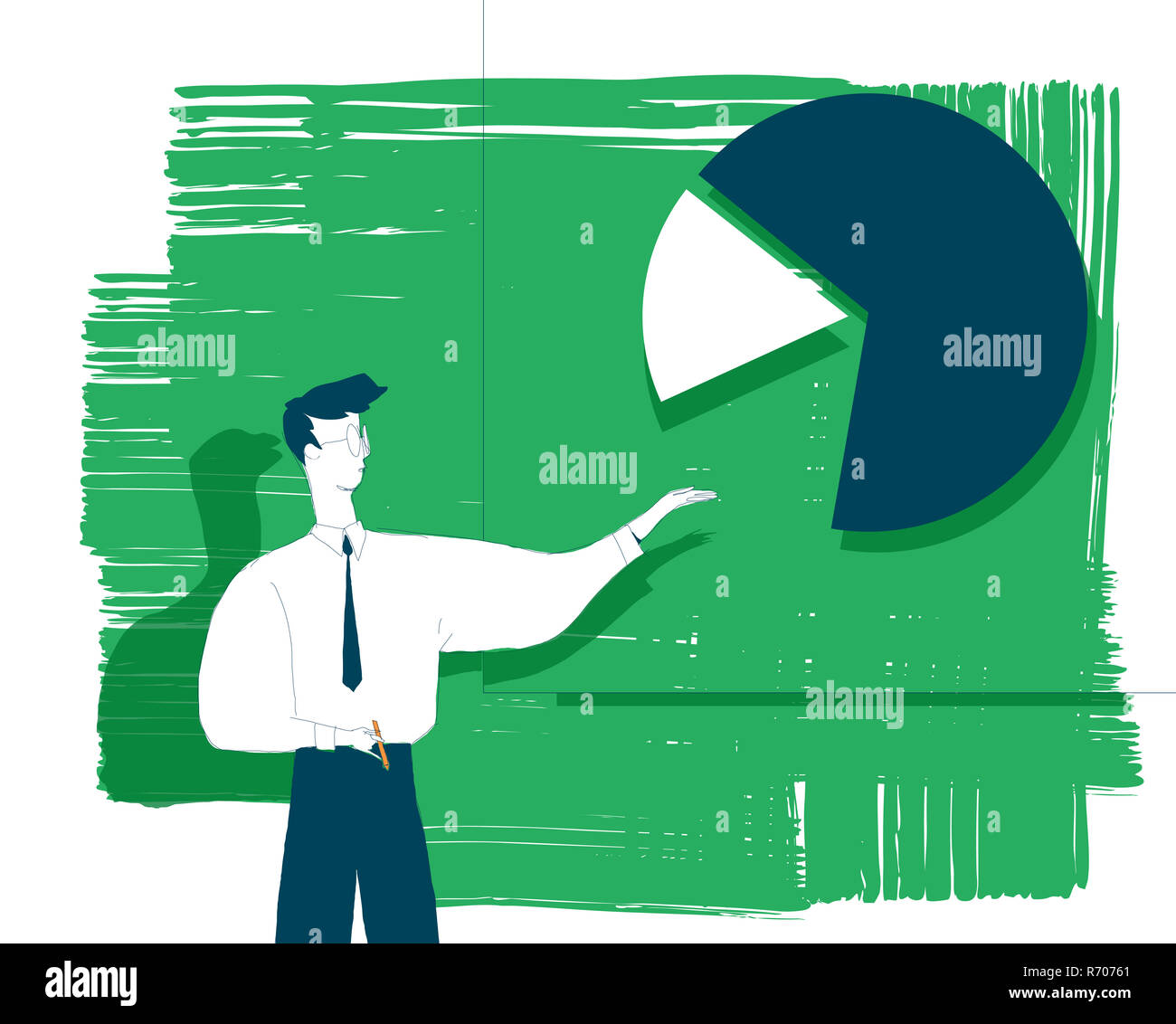 Presenter slide Cut Out Stock Images & Pictures - Alamy