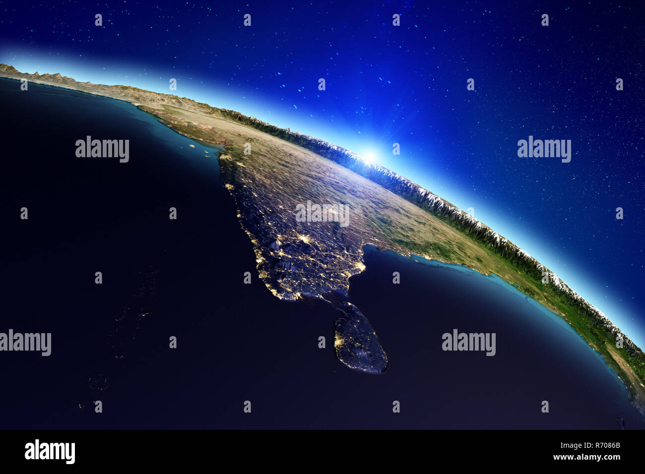 Planet Earth. 3d rendering Stock Photo - Alamy