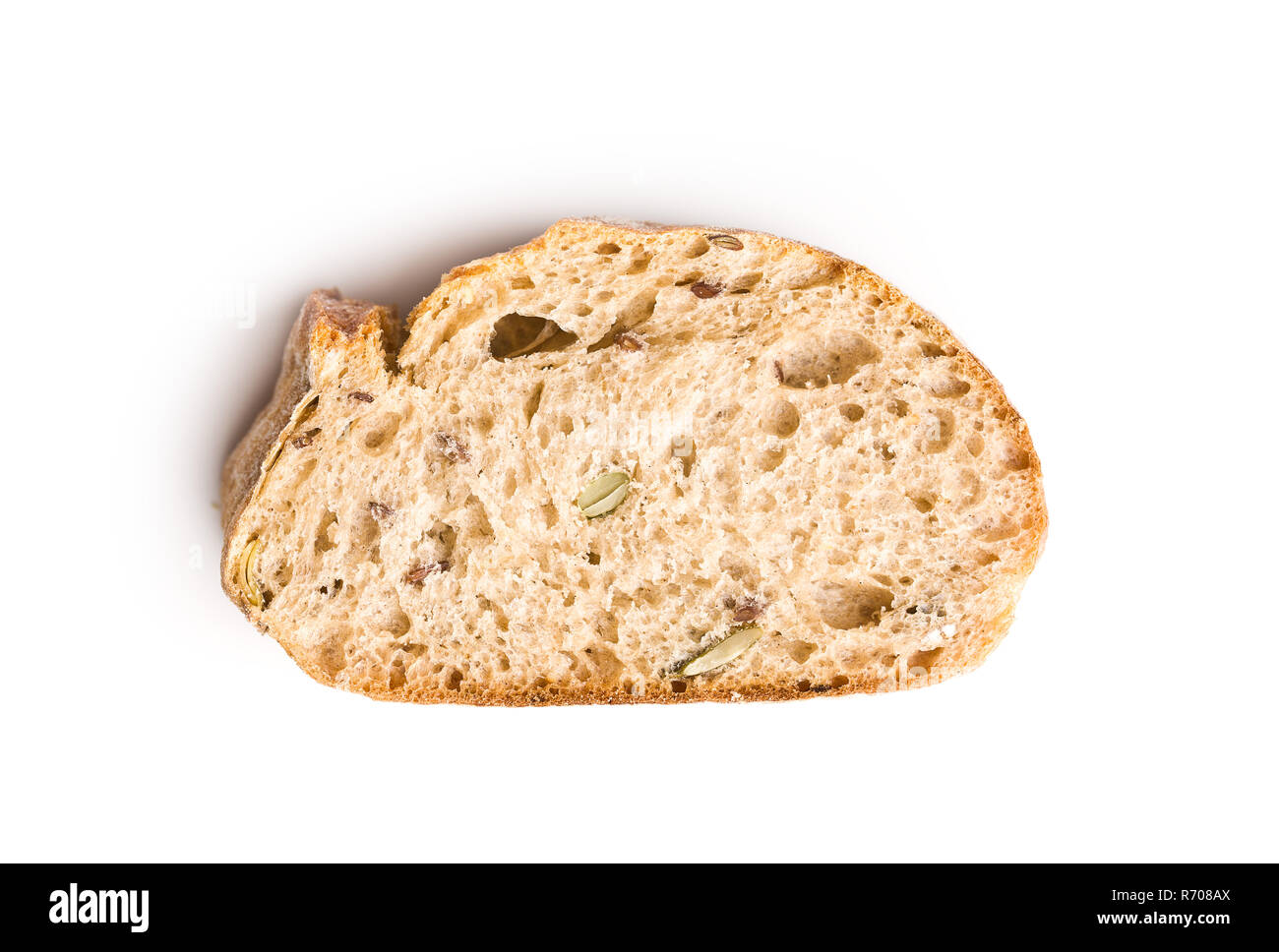 Slice of ciabatta bread Stock Photo - Alamy