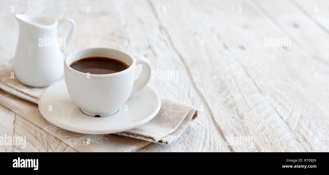 Italian coffee set for breakfast Stock Photo - Alamy