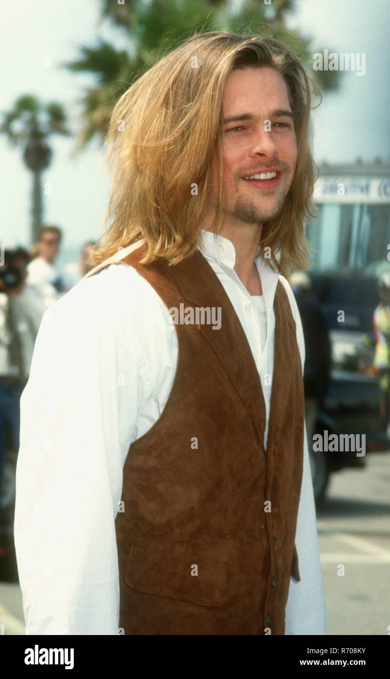 SANTA MONICA, CA - MARCH 27: Actor Brad Pitt attends the Eighth Annual ...