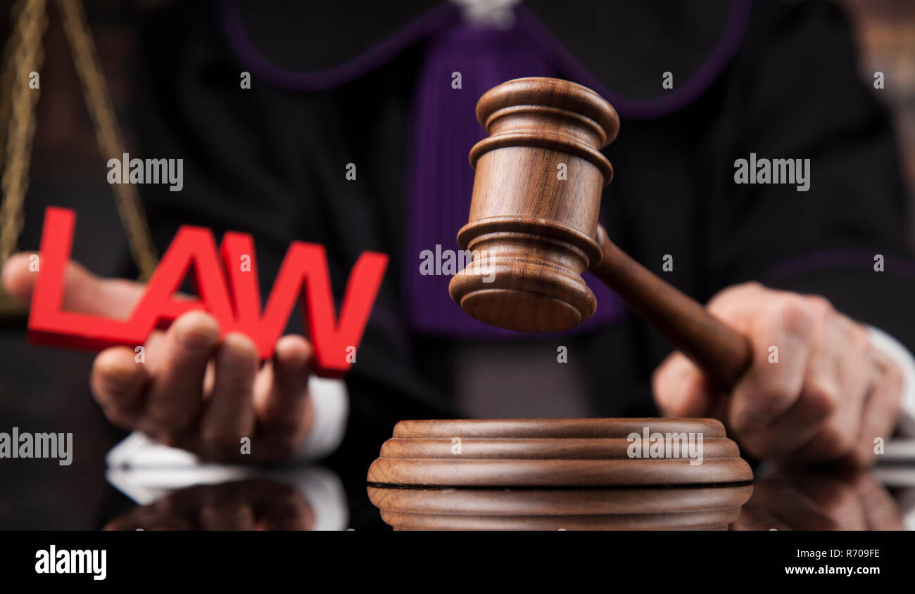 Court gavel,Law theme, mallet of Judge Stock Photo - Alamy