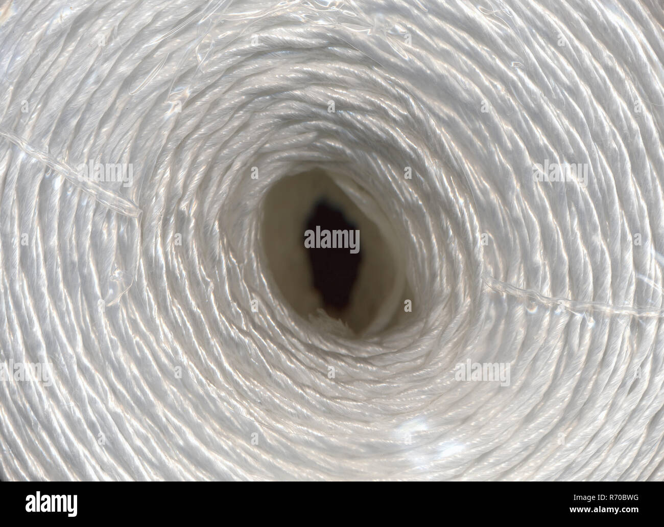 Agricultural Polypropylene rope roll Stock Photo - Alamy