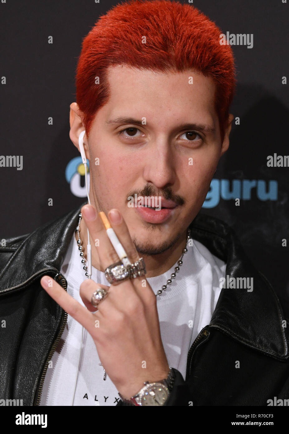 Bochum, Germany. 06th Dec, 2018. Rapper Rin comes to the award ceremony ...