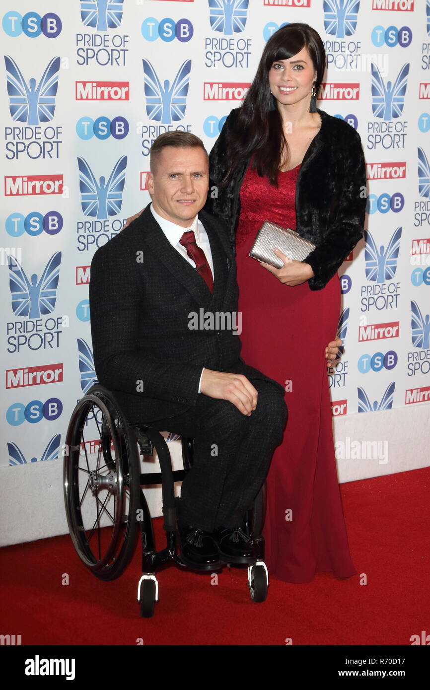 David Weir and Alice Ward at The Mirror Pride of Sport Awards at ...
