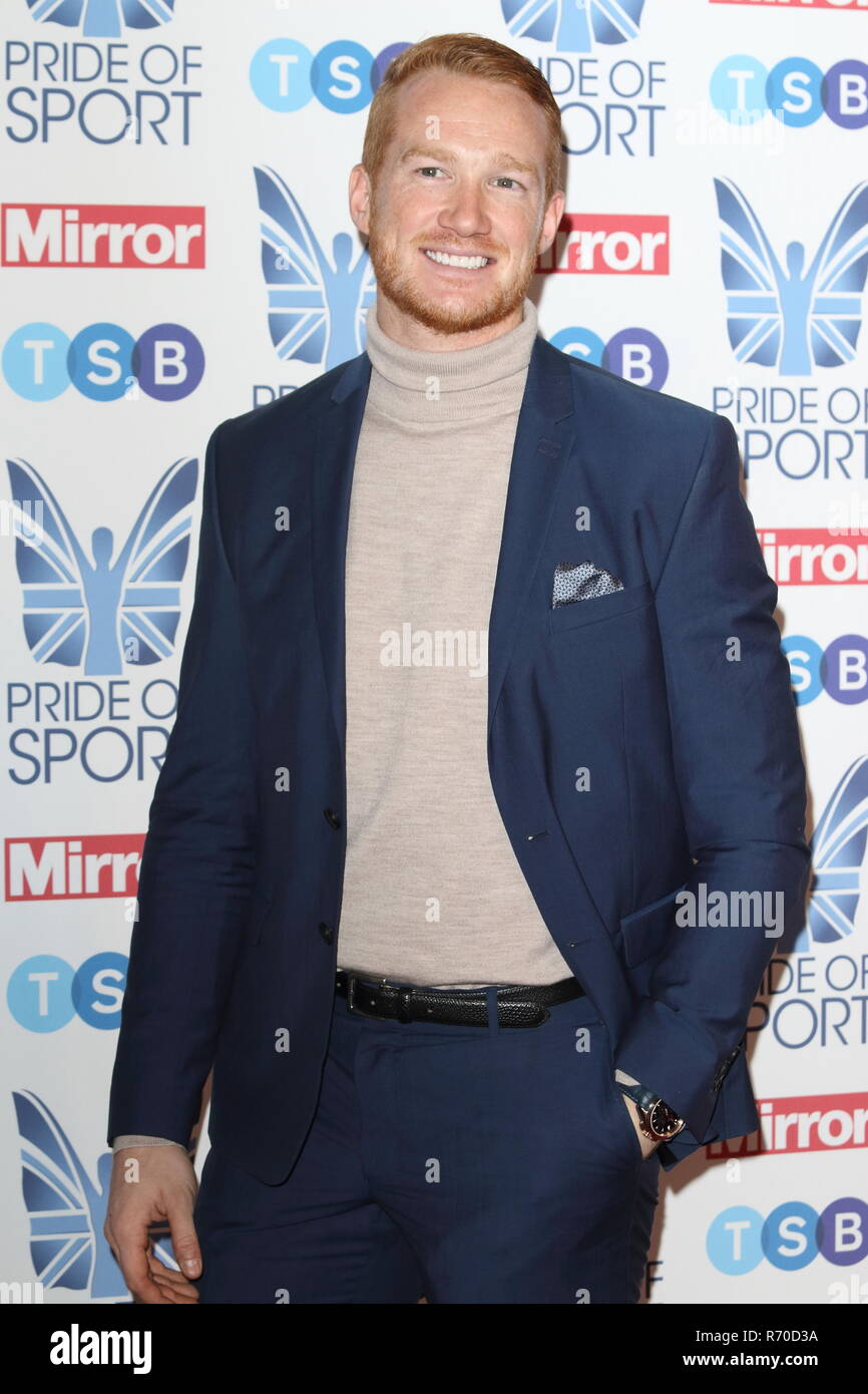 Greg Rutherford at The Mirror Pride of Sport Awards at Grosvenor House ...