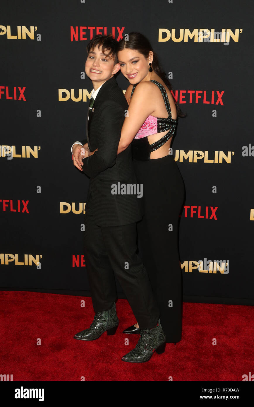 Hollywood, Ca. 6th Dec, 2018. Bex Taylor-Klaus, Odeya Rush, at the ...