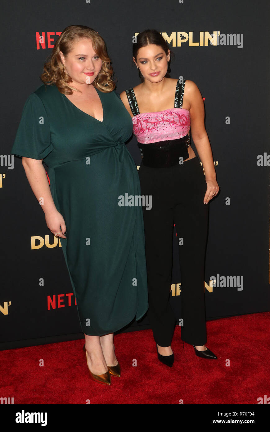 Hollywood, Ca. 6th Dec, 2018. Danielle Macdonald, Odeya Rush, at the ...