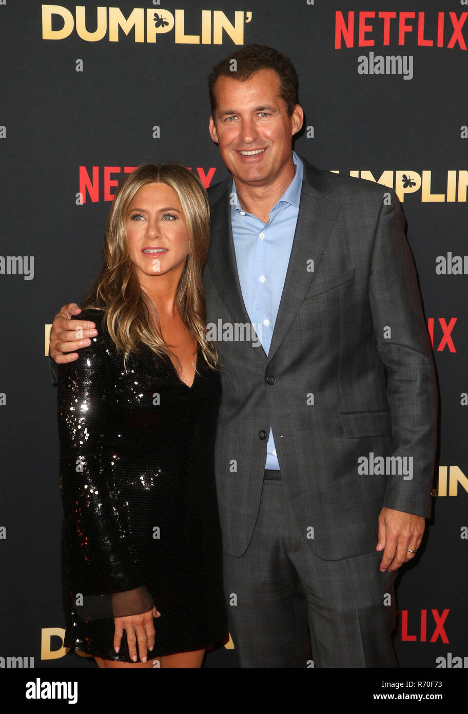Hollywood, Ca. 6th Dec, 2018. Jennifer Aniston, Scott Stuber, at the ...