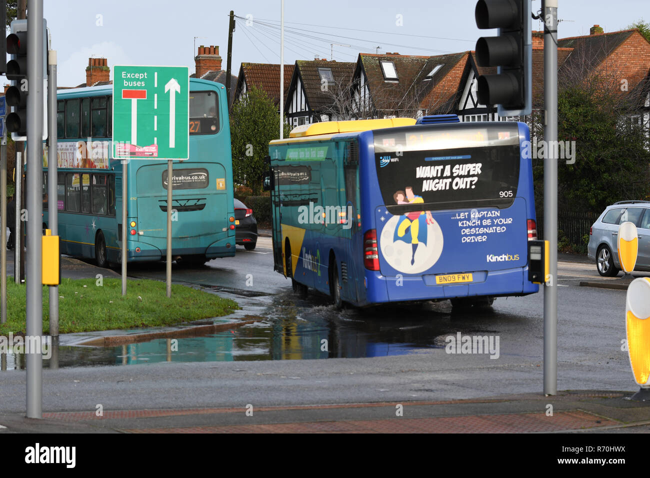 Loughborough, Leicestershire, UK. 7th Dec, 2018. UK Weather: Flooding ...