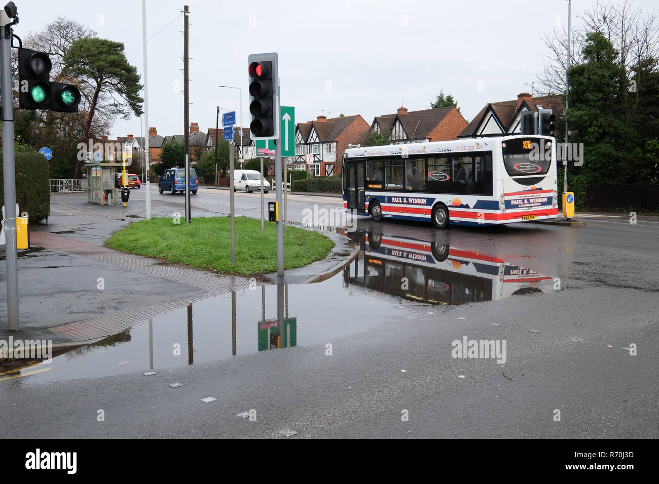 Loughborough, Leicestershire, UK. 7th Dec, 2018. UK Weather: Flooding ...