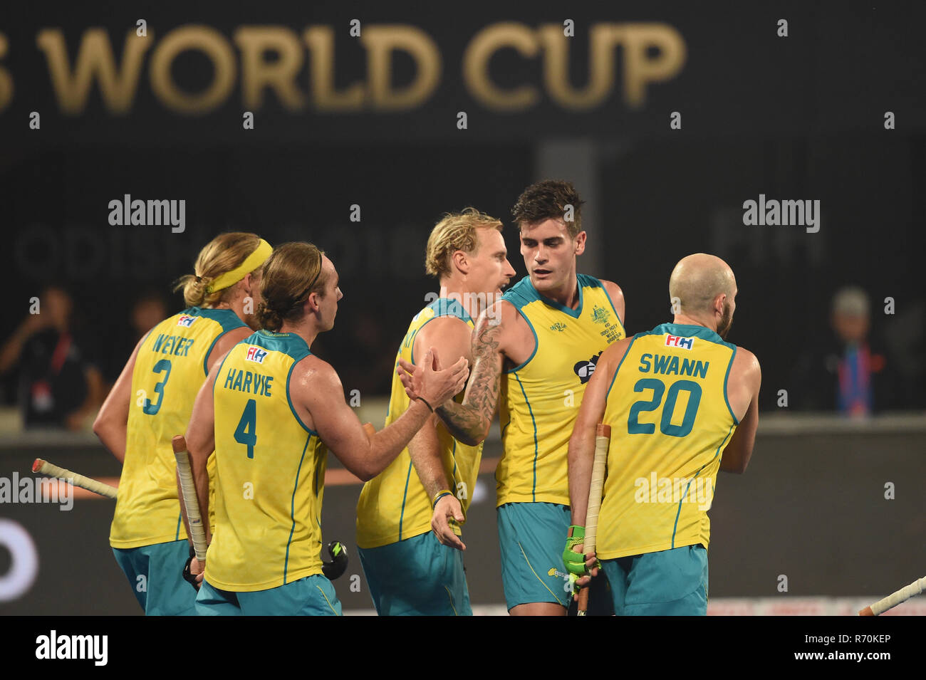 Bhubaneswar, India. 7th Dec 2018. Fieldhockey World Championships ...