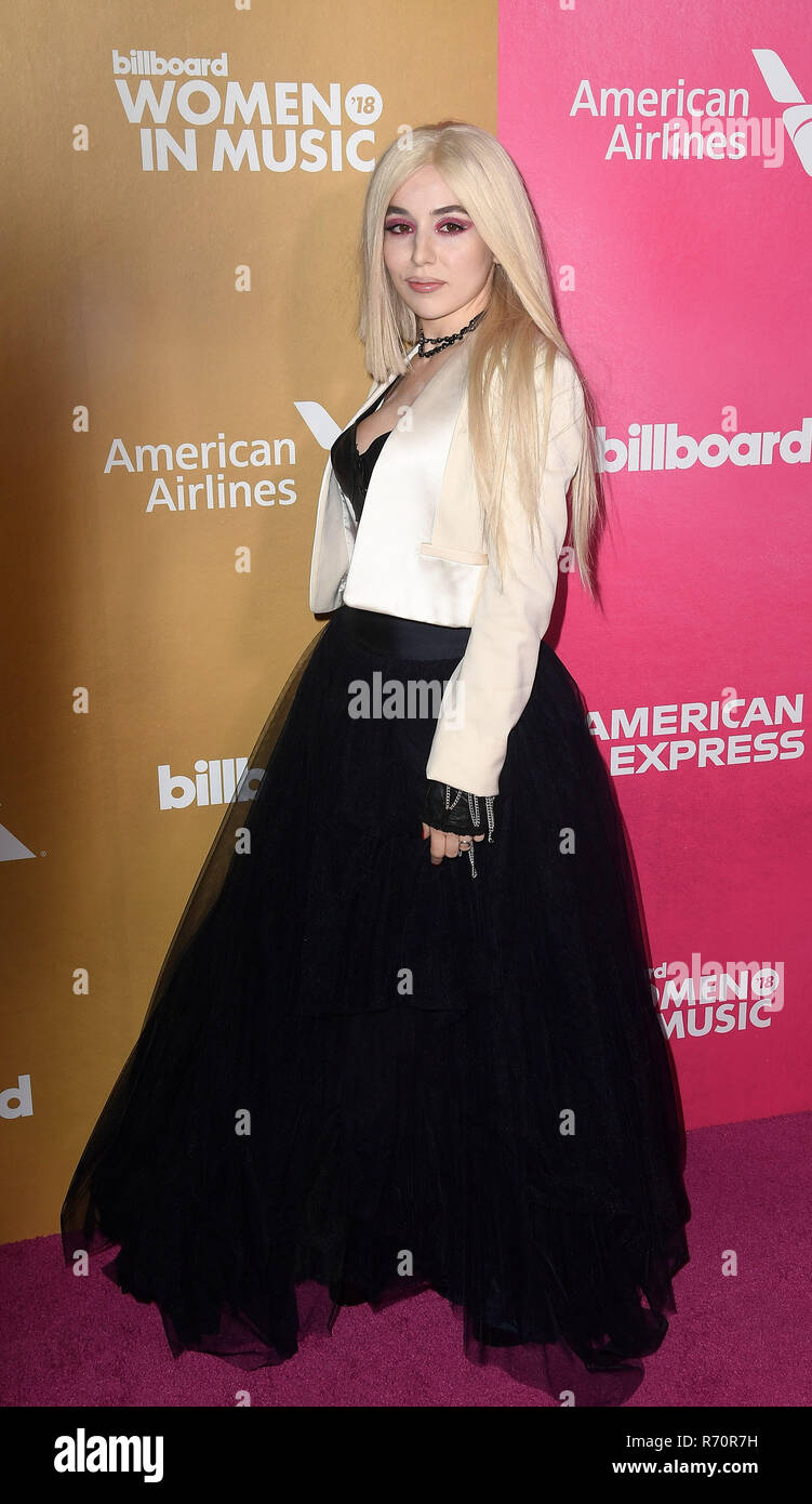 New York, USA. 6th December 2018.Ava Max attends Billboard Women In ...