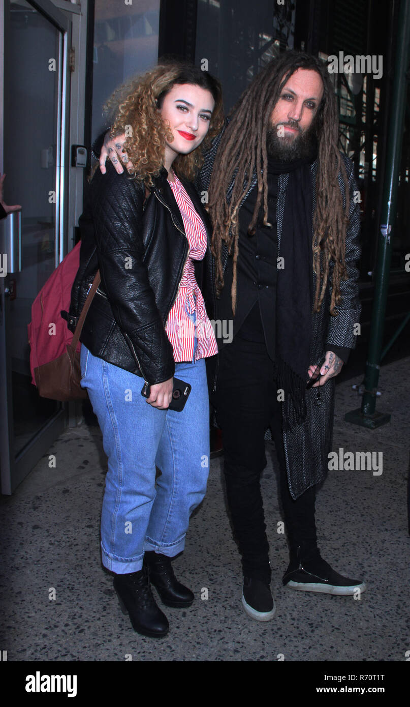New York, NY, USA. 07th Dec, 2018. Jennea Welch and Brian Welch at ...