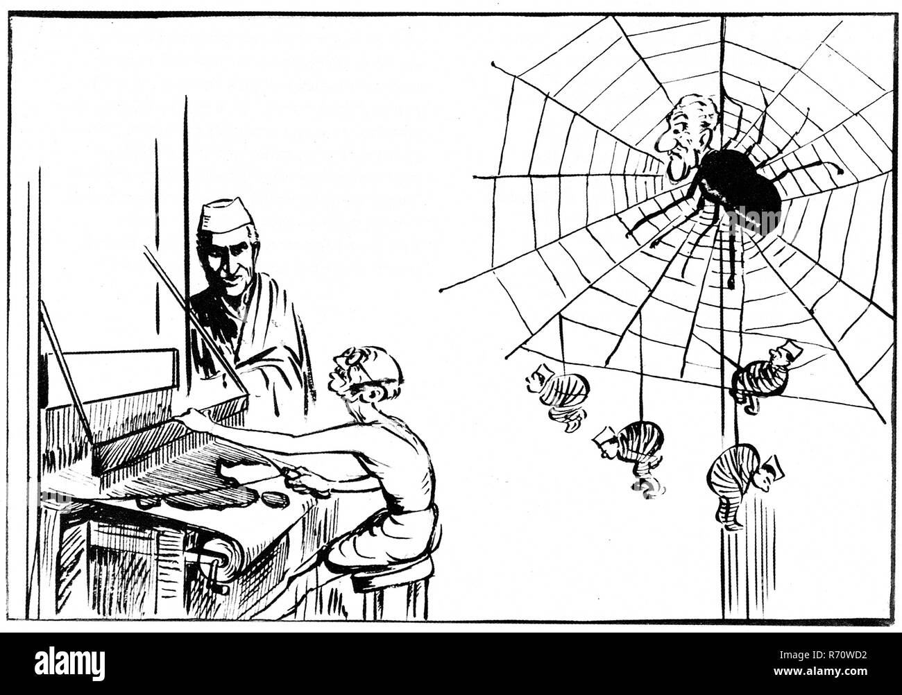 Mohandas karamchand gandhi spins hi-res stock photography and images ...