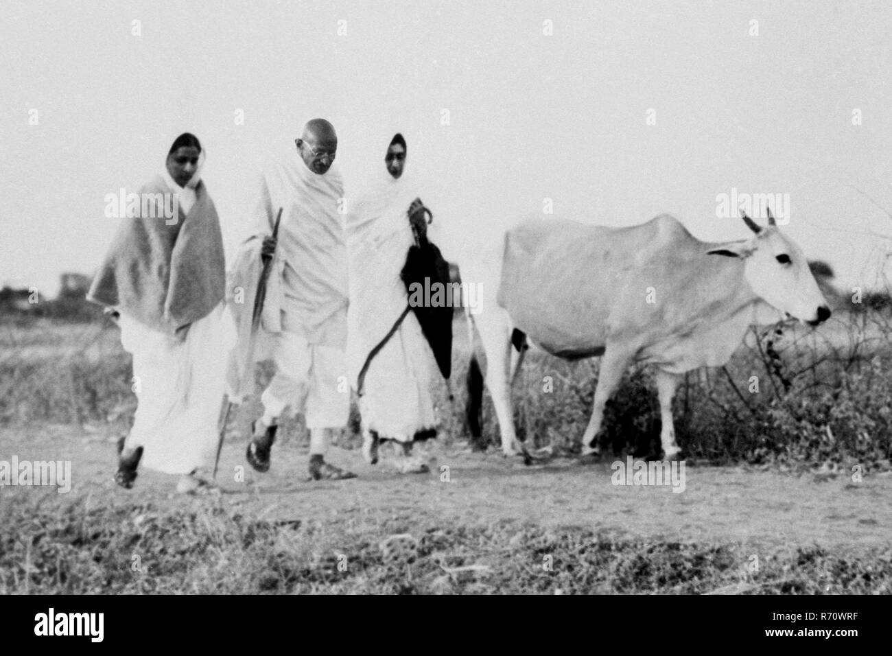 Mahatma gandhi at sevagram ashram hi-res stock photography and images ...