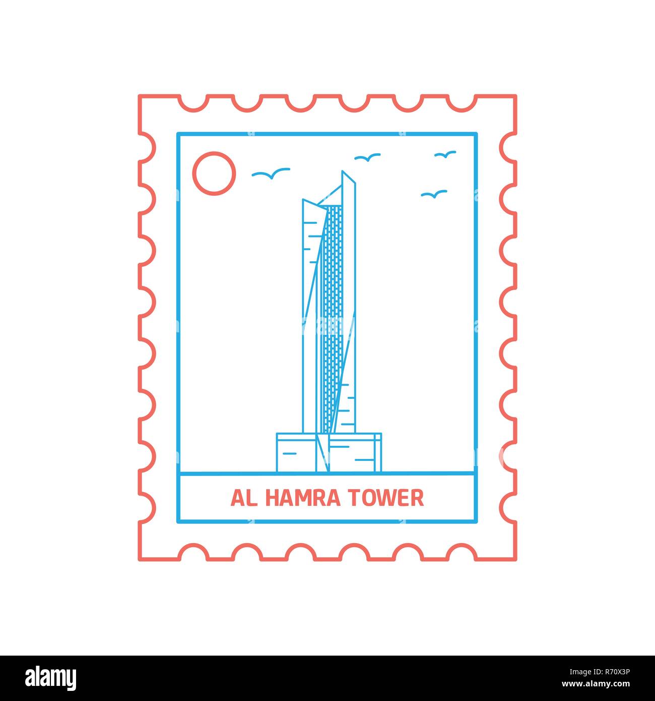 Kuwait al hamra tower Cut Out Stock Images & Pictures - Alamy