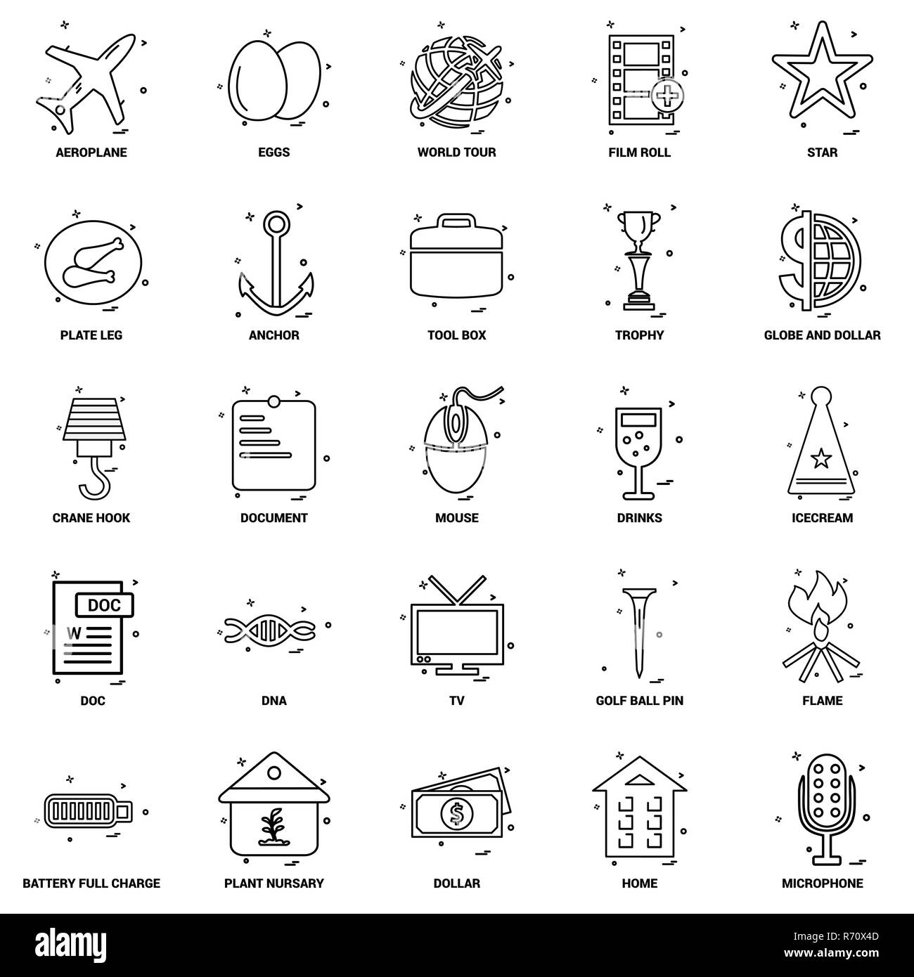 Crane trophy Stock Vector Images - Alamy