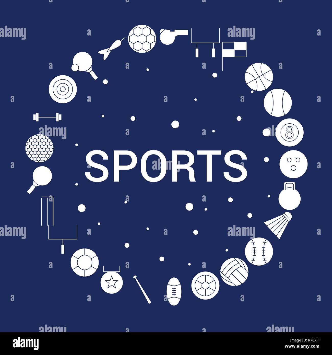 Creative Sports icon Background Stock Vector Image & Art - Alamy