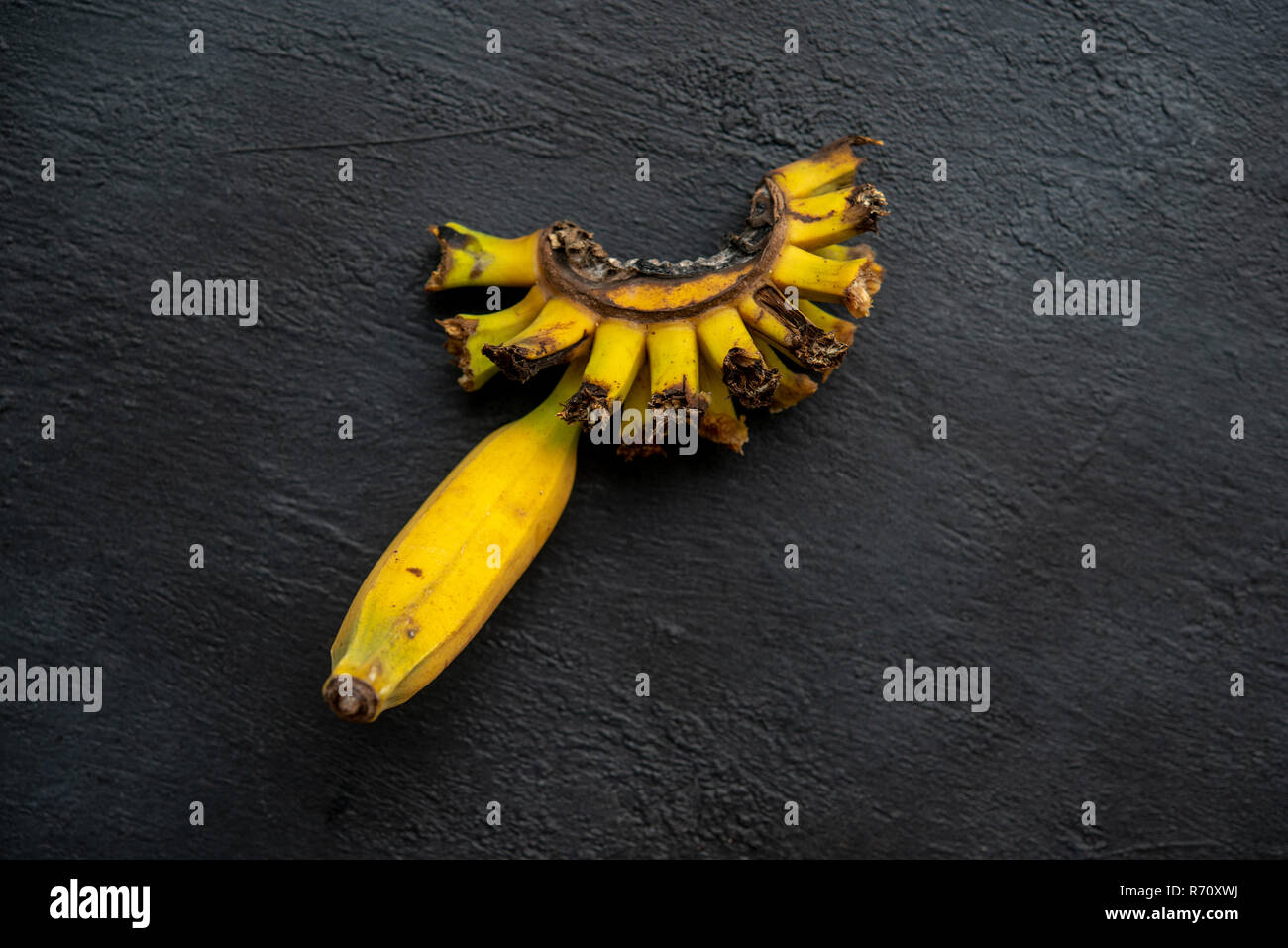 Rotten banana black spots hi-res stock photography and images - Alamy