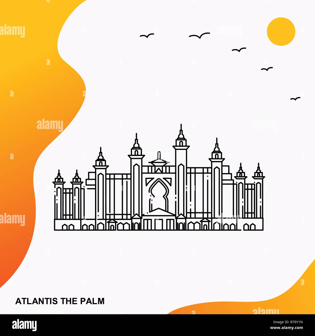 Atlantis architecture Stock Vector Images - Alamy