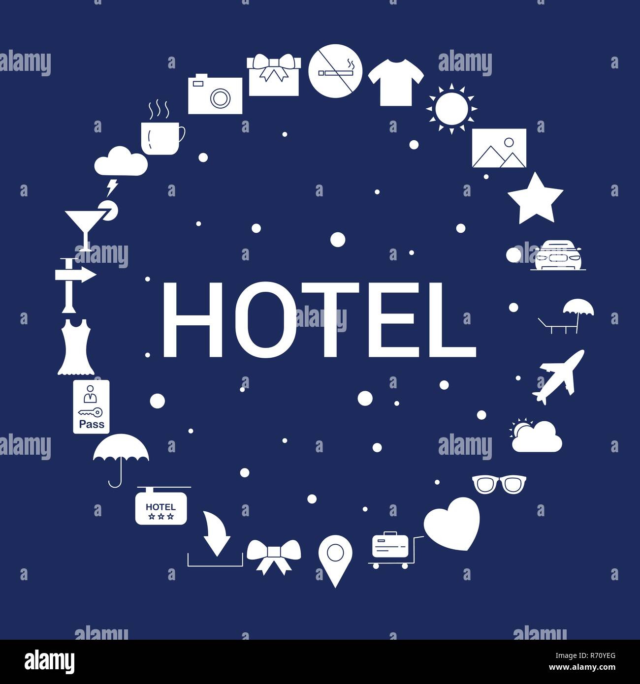No star hotel Stock Vector Images - Alamy