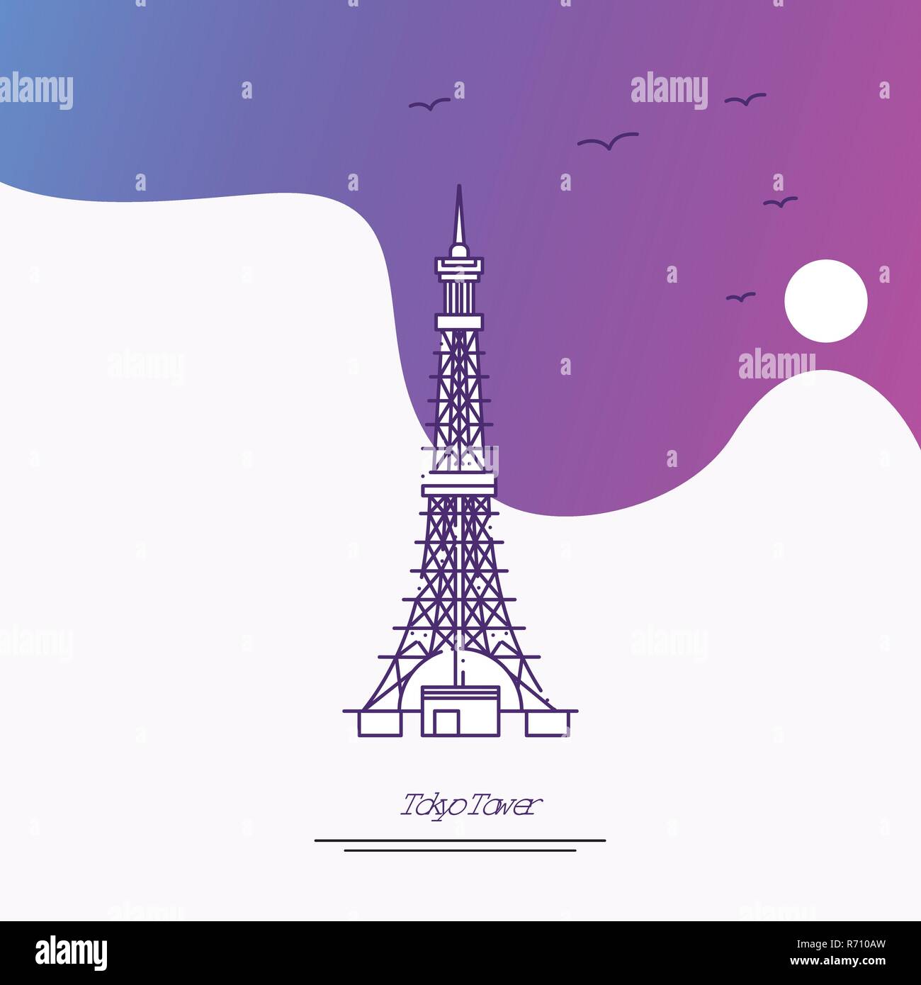 Modern tokyo buildings Stock Vector Images - Alamy