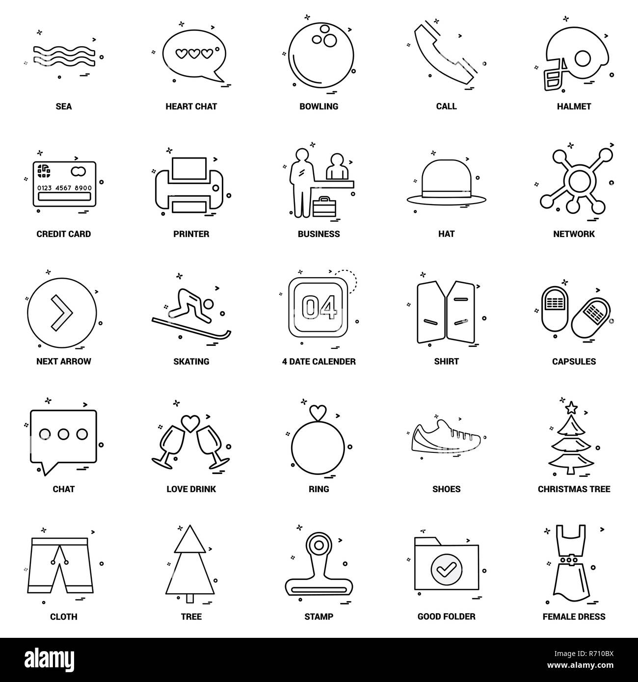 Mix stamp Stock Vector Images - Alamy