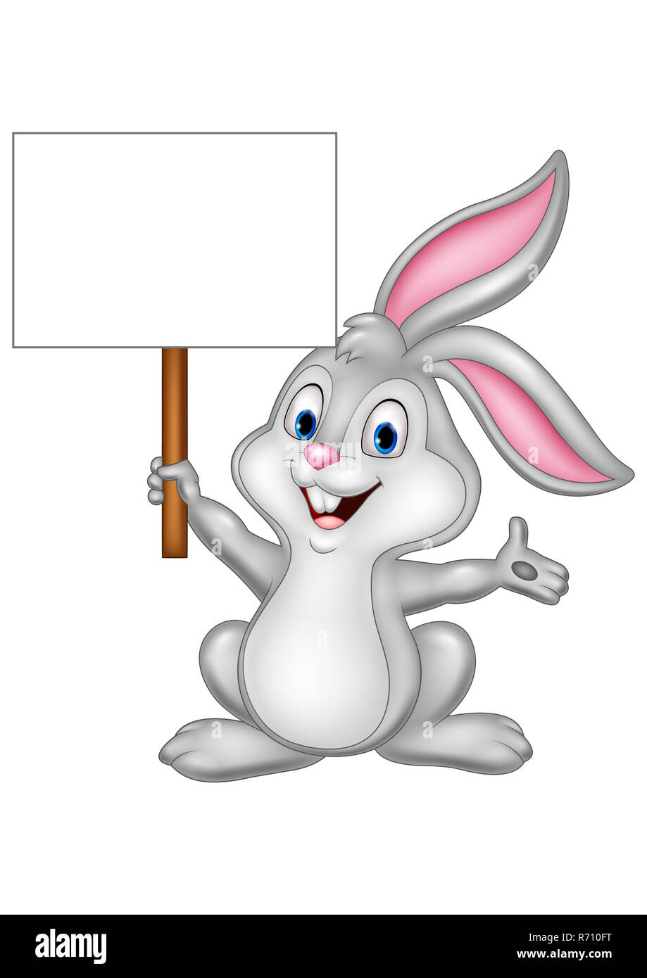 Child and rabbit Cut Out Stock Images & Pictures - Alamy