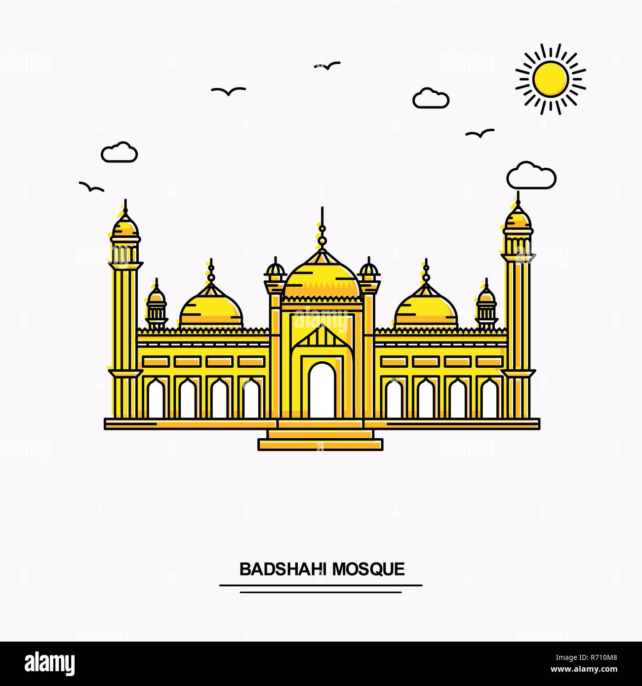 Lahore architecture Stock Vector Images - Alamy
