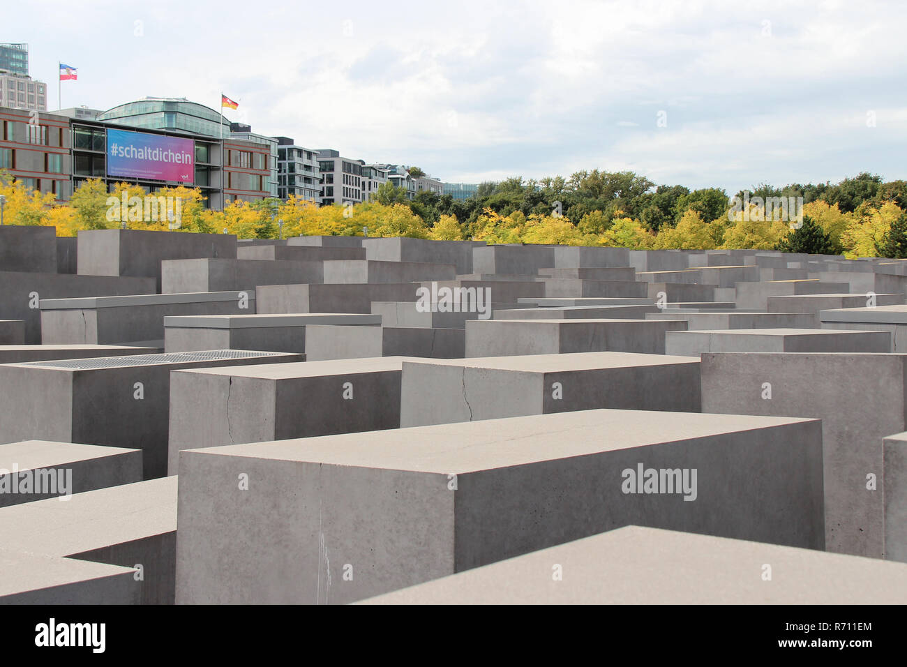 The Memorial to the Murdered Jews of Europe in Berlin (Germany Stock ...