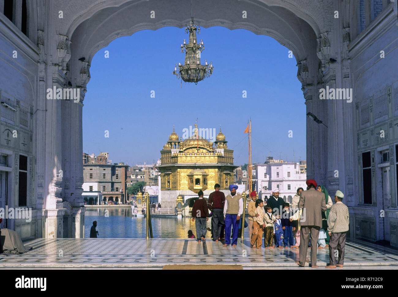 Amritsar interior the golden temple hi-res stock photography and images ...