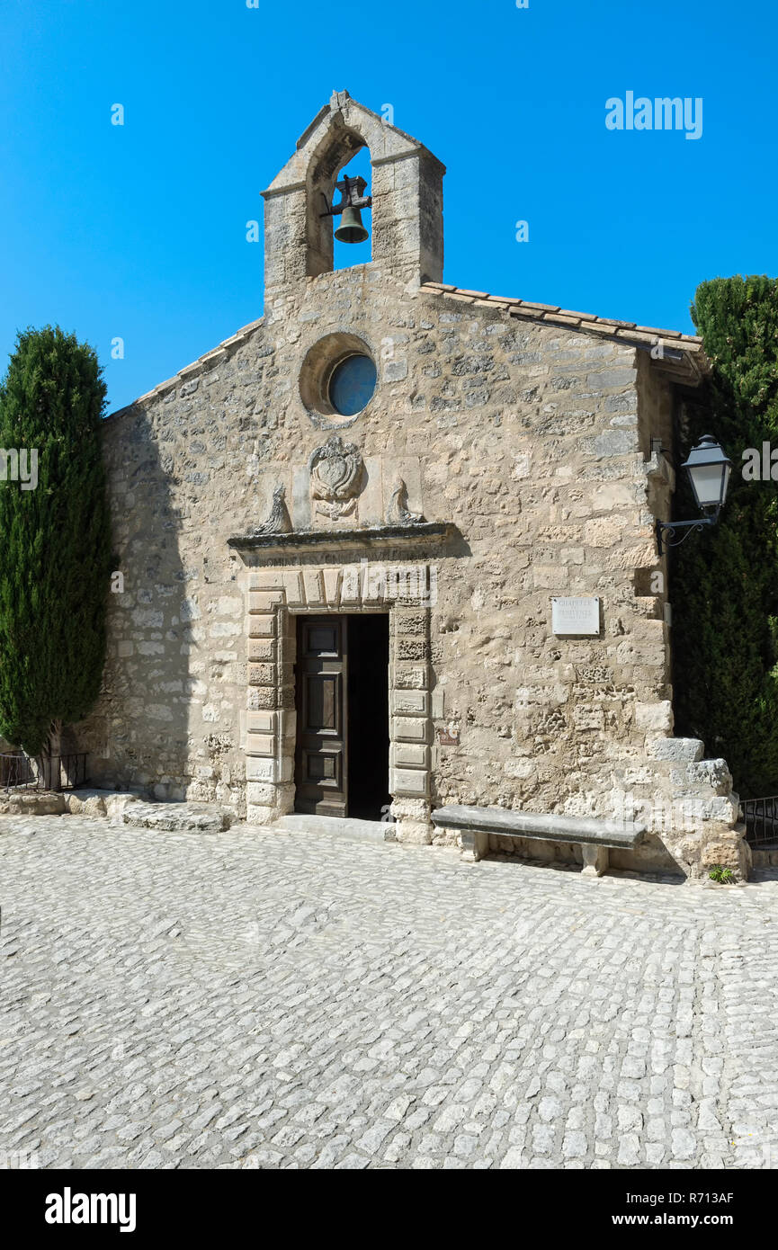 Penitents chapel, Medieval village of Les Baux-de-Provence, Bouches du ...