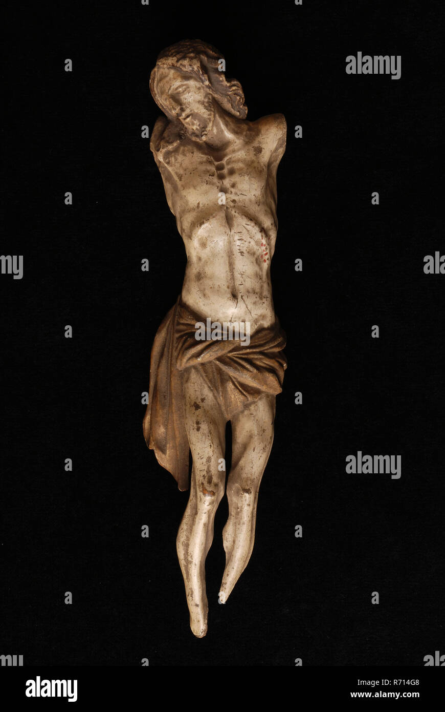 Crucifix, crucifix in wood, polychrome, crucifix cross sculpture wood ...