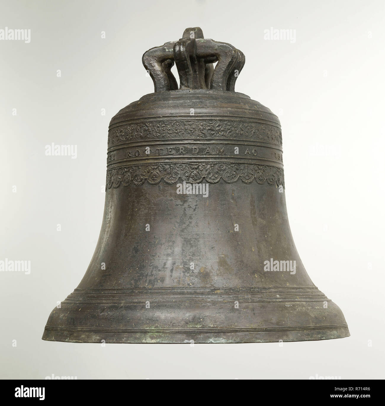 Pieter Bakker, Bronze bell, P. Bakker 1754, bell clock bell sound brass ...