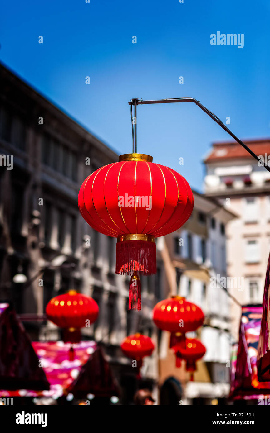 Chinese Paper Lanters Stock Photo - Alamy