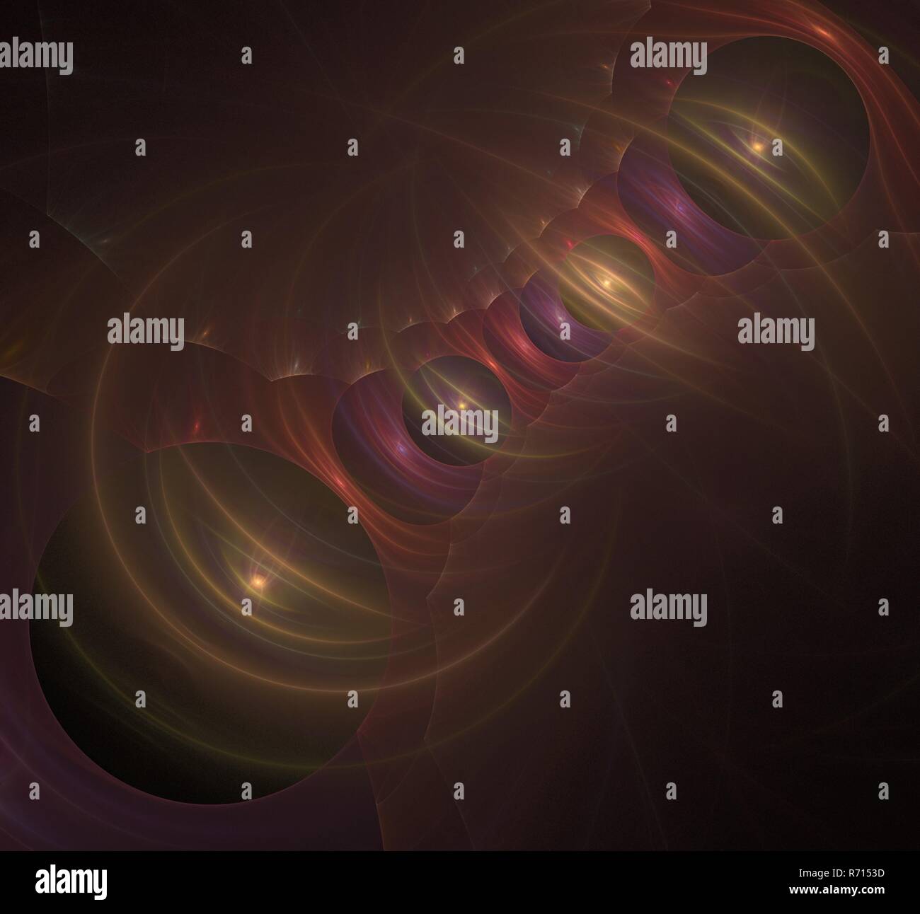 Circle fractal picture Stock Photo - Alamy