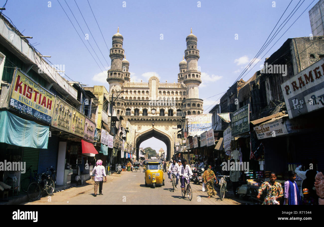 Charminar bazar hi-res stock photography and images - Alamy
