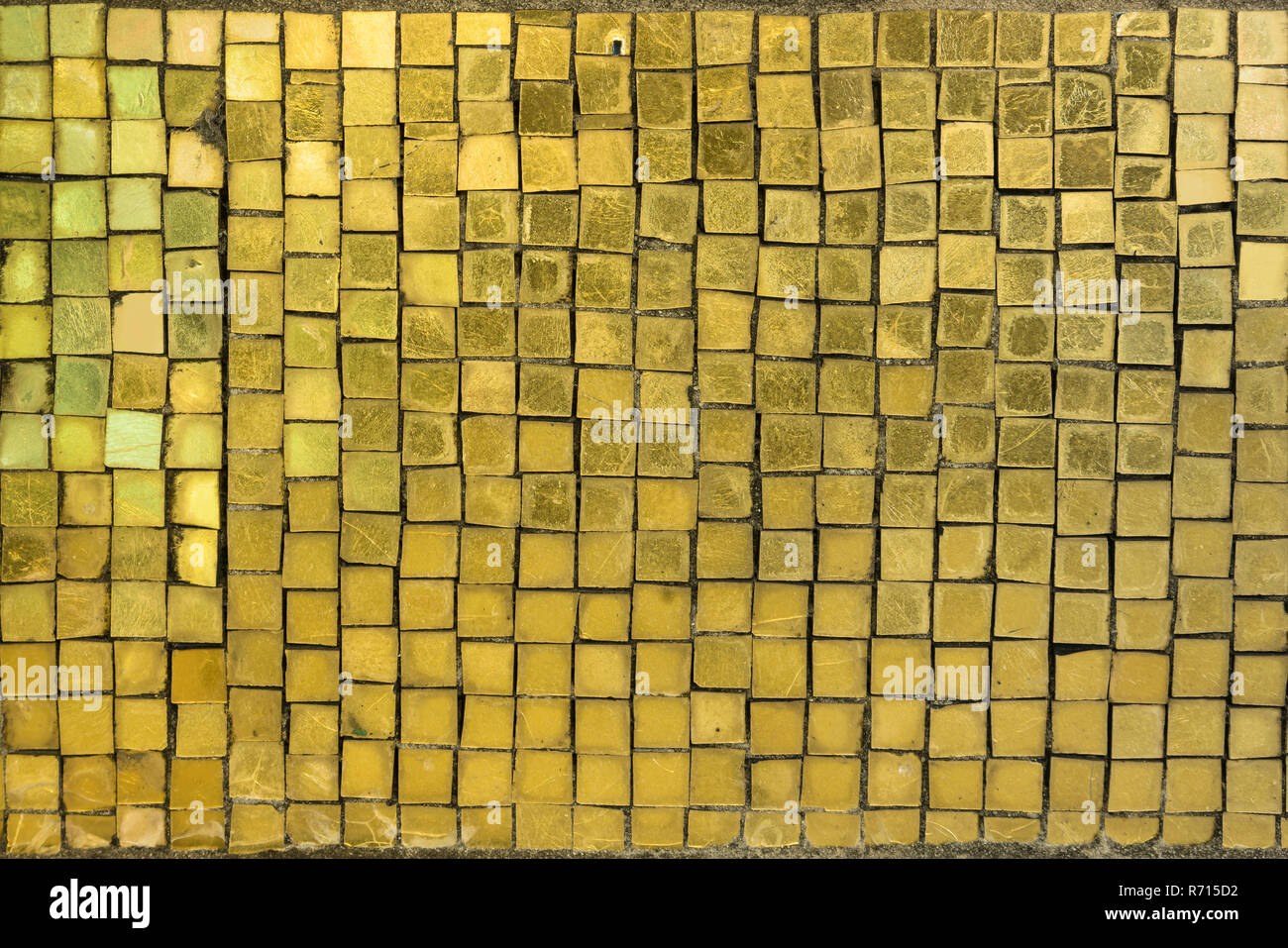 Golden square ceramic tile texture hi-res stock photography and images ...