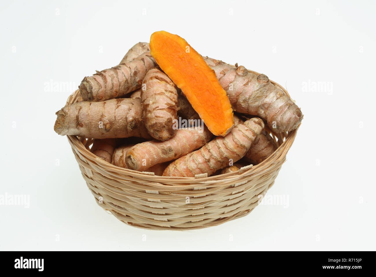 Turmeric root (Curcuma domestica Stock Photo - Alamy